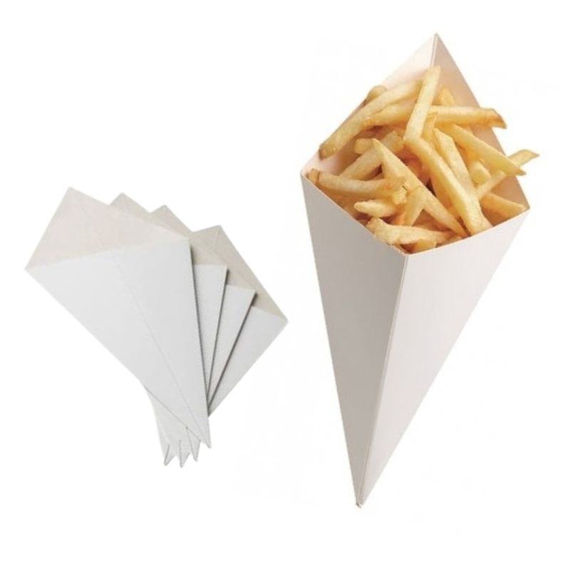 200 cornets à Frites & churros en carton | La Bouti...