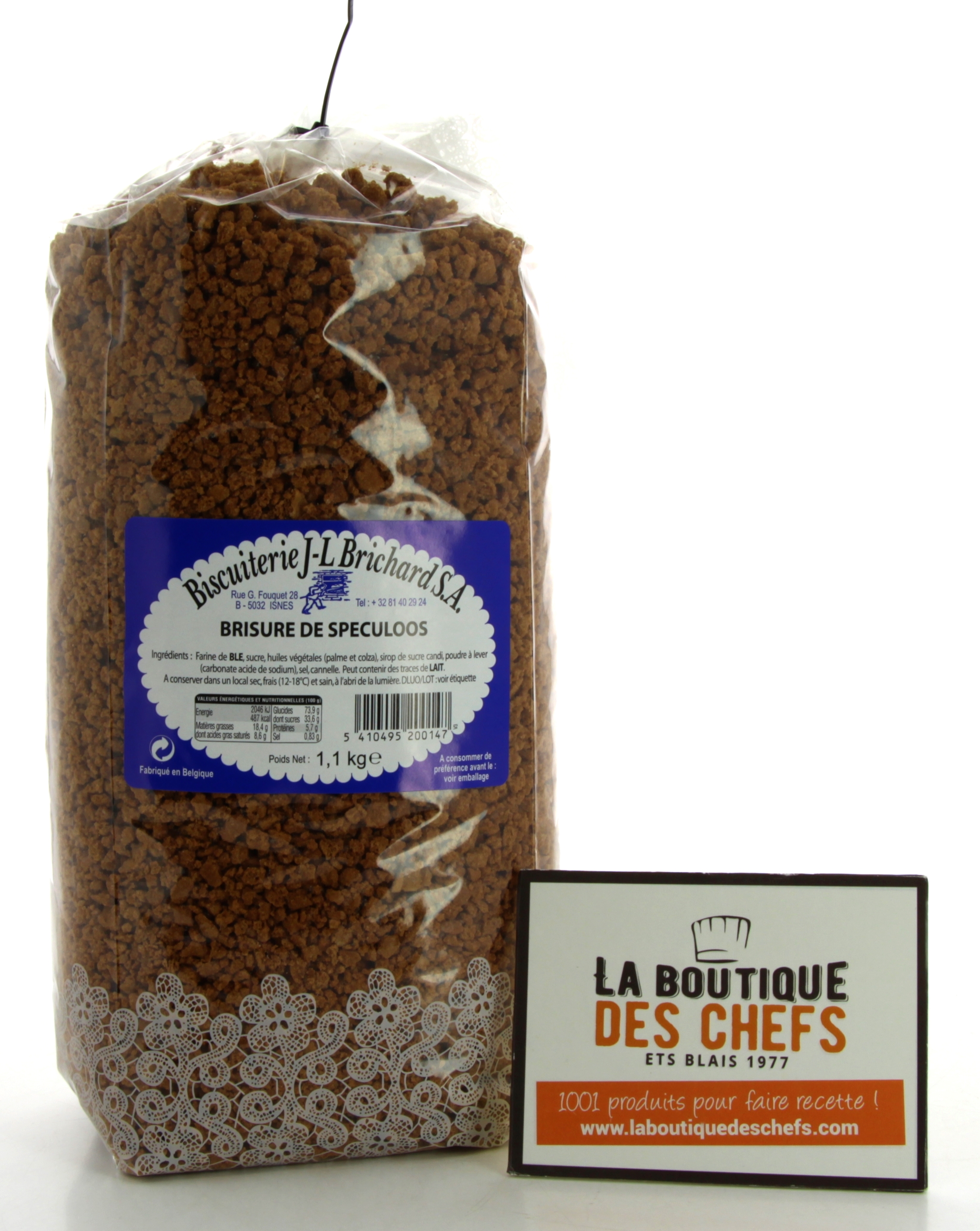 Brisure de spéculoos 1,1 kg | La Boutique des chefs