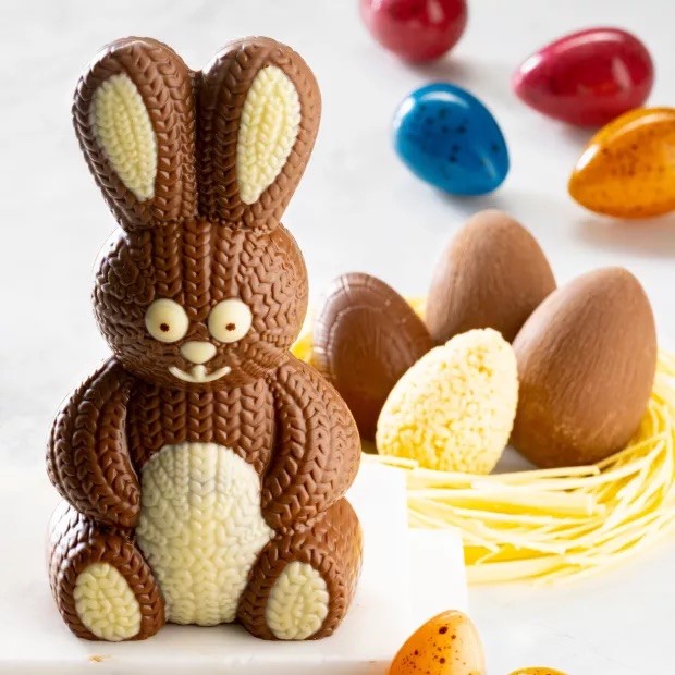 Moule lapin en tricot Cacao Barry | La Boutique des chefs