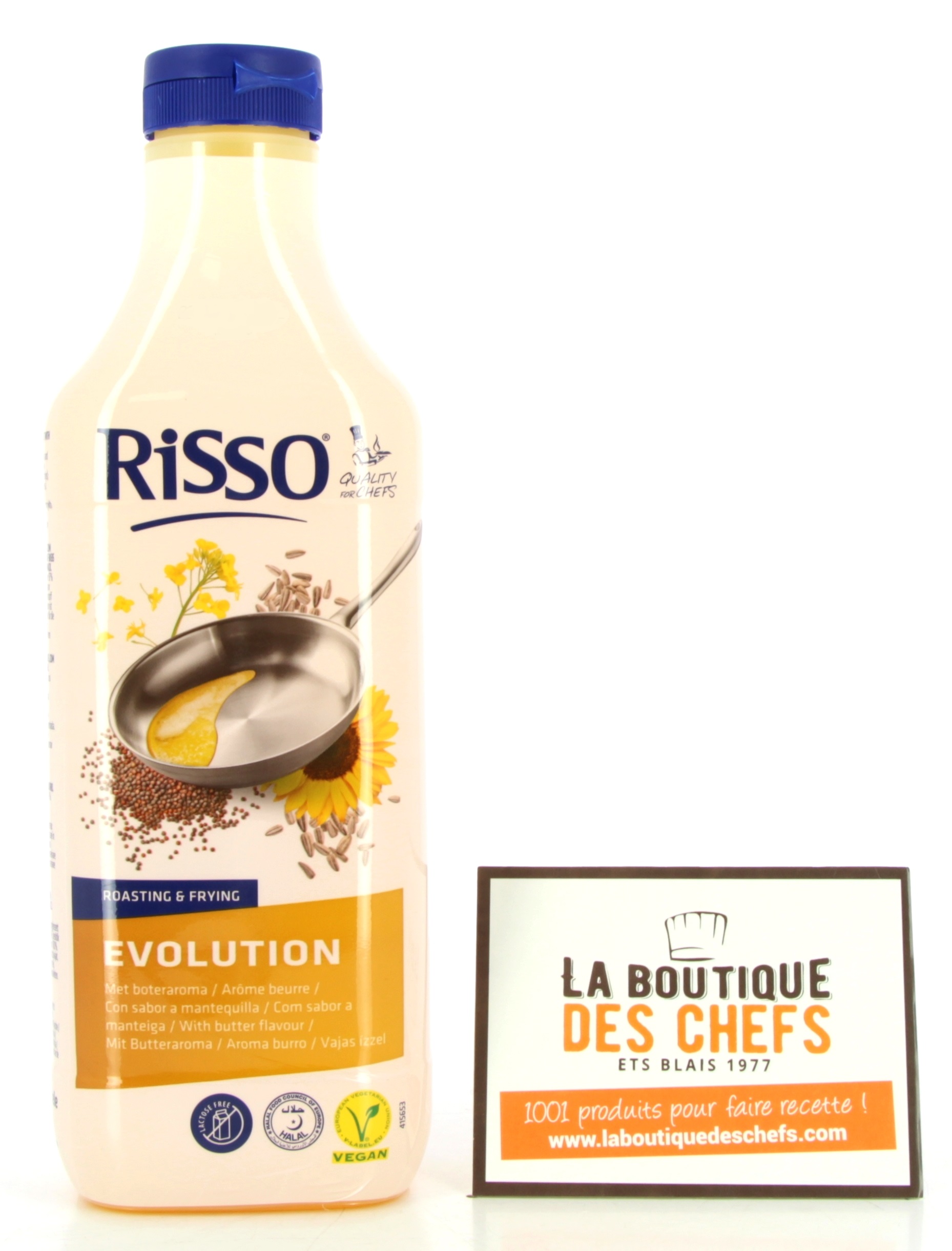 Graisse Risso Evolution végan 900 ml | La Boutique des chef...