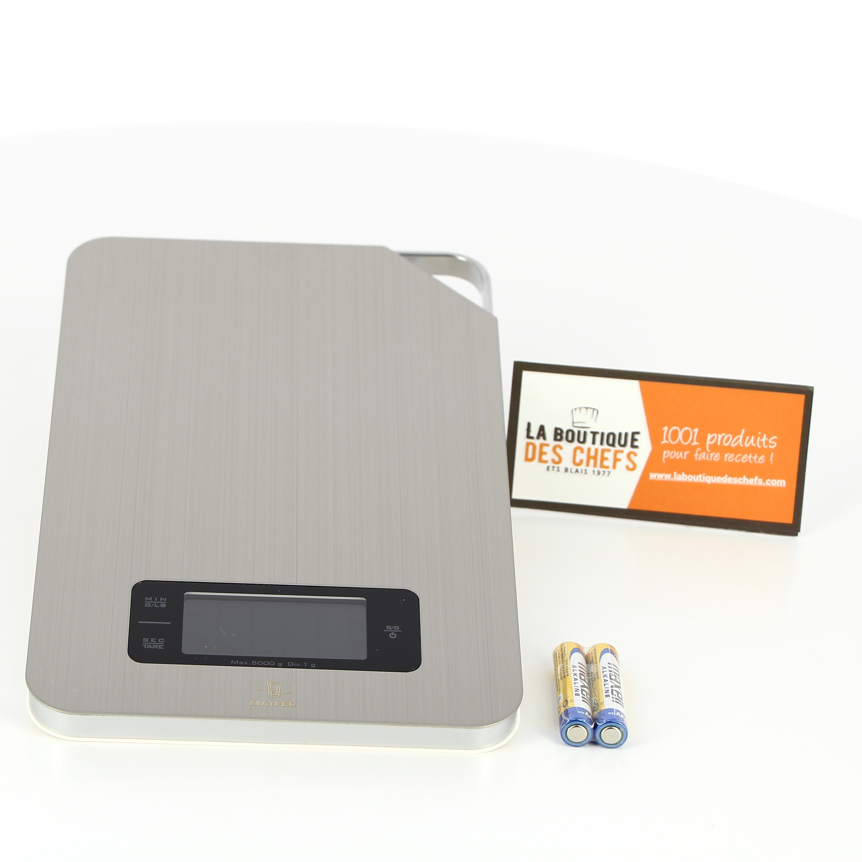 Balance plate compacte BC5 5kg / 1g | La Boutique des chefs