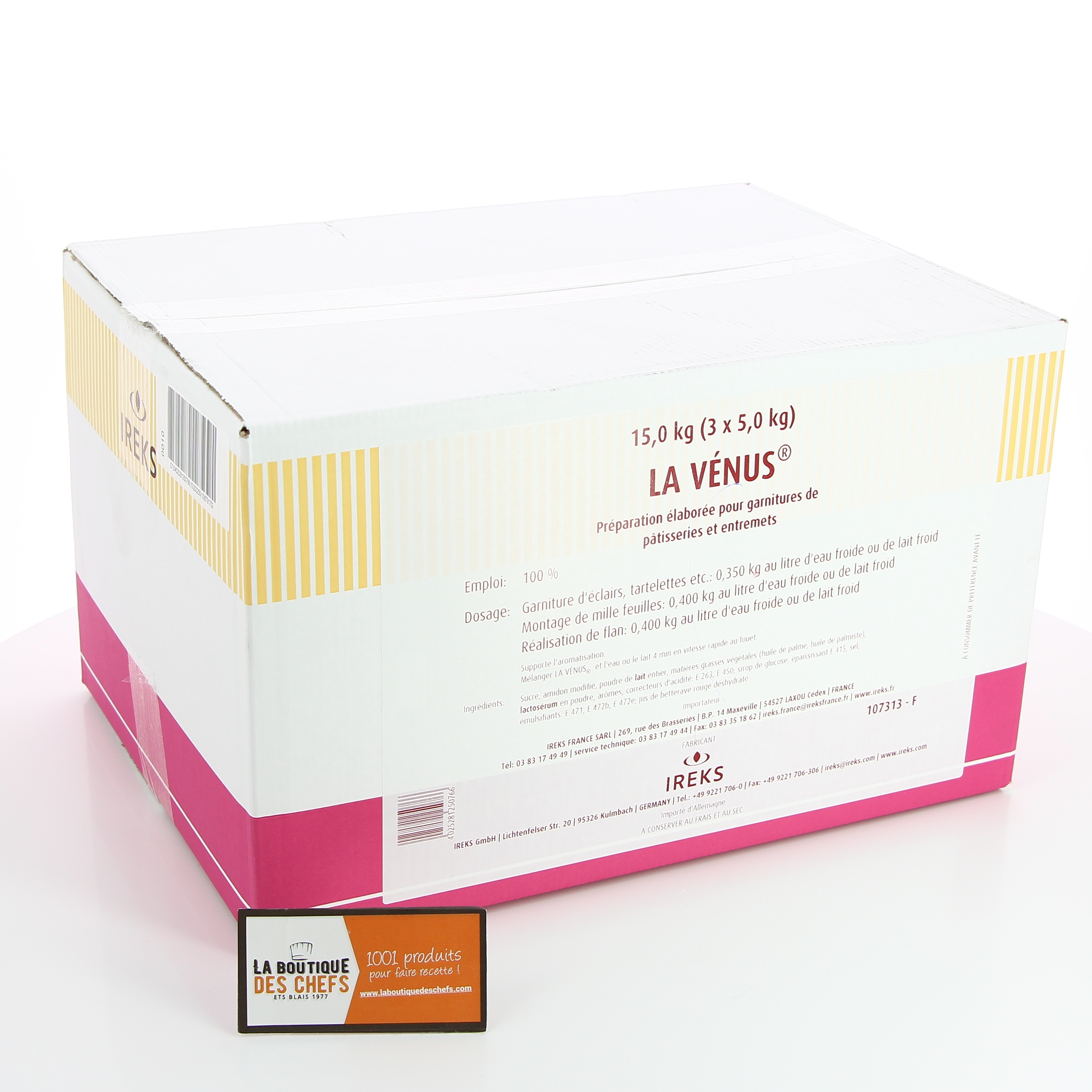Préparation Mella crème à froid 15 kg | La Boutique des che...