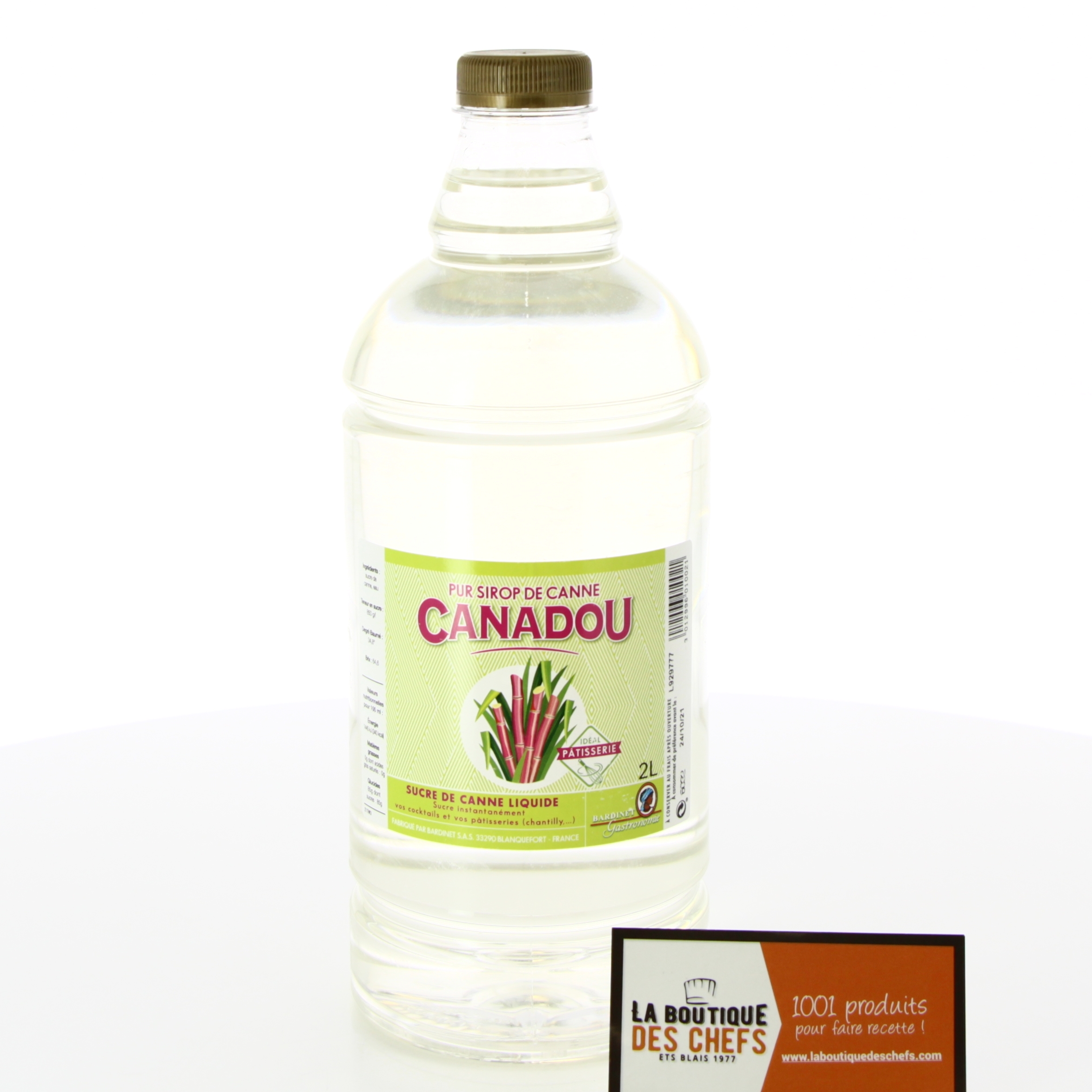 Pur sirop de canne Canadou 2L | La Boutique des chefs
