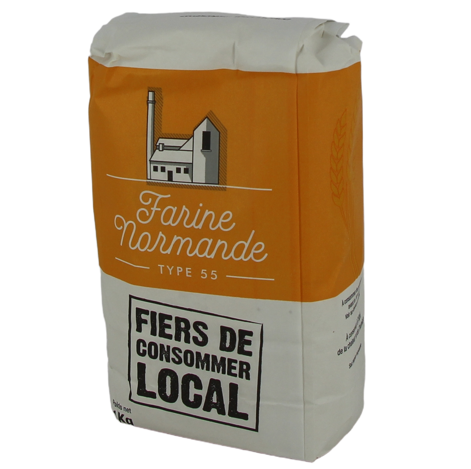 Farine de blé normande T55 1 kg | La Boutique des chefs