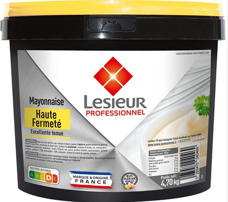 Seau de mayonnaise haute fermeté Lesieur 5 litres | La Bout...