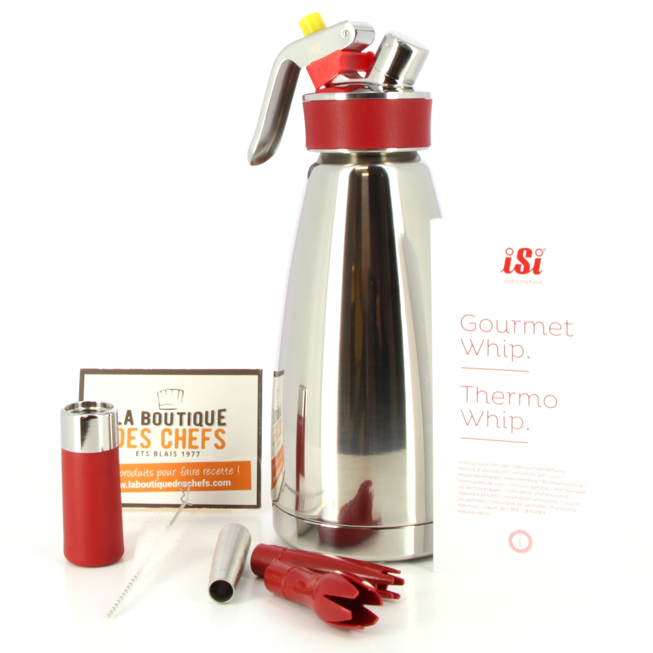 Siphon à chantilly Thermo Whip 0,50L | La Boutique des chef...