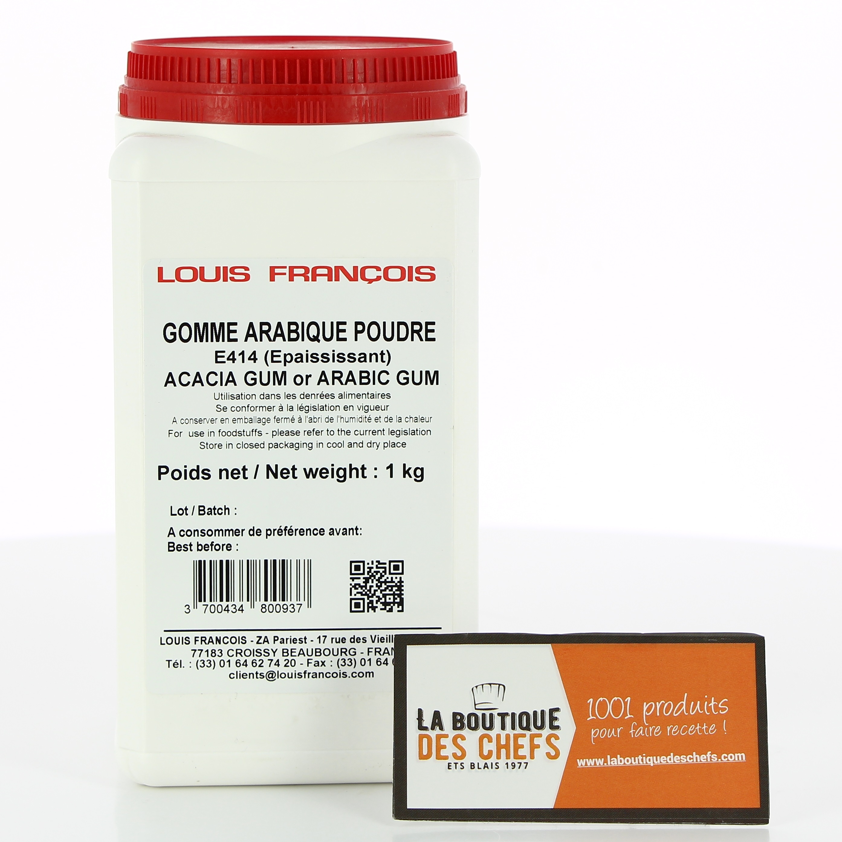 Gomme arabique en poudre 1 kg | La Boutique des chefs