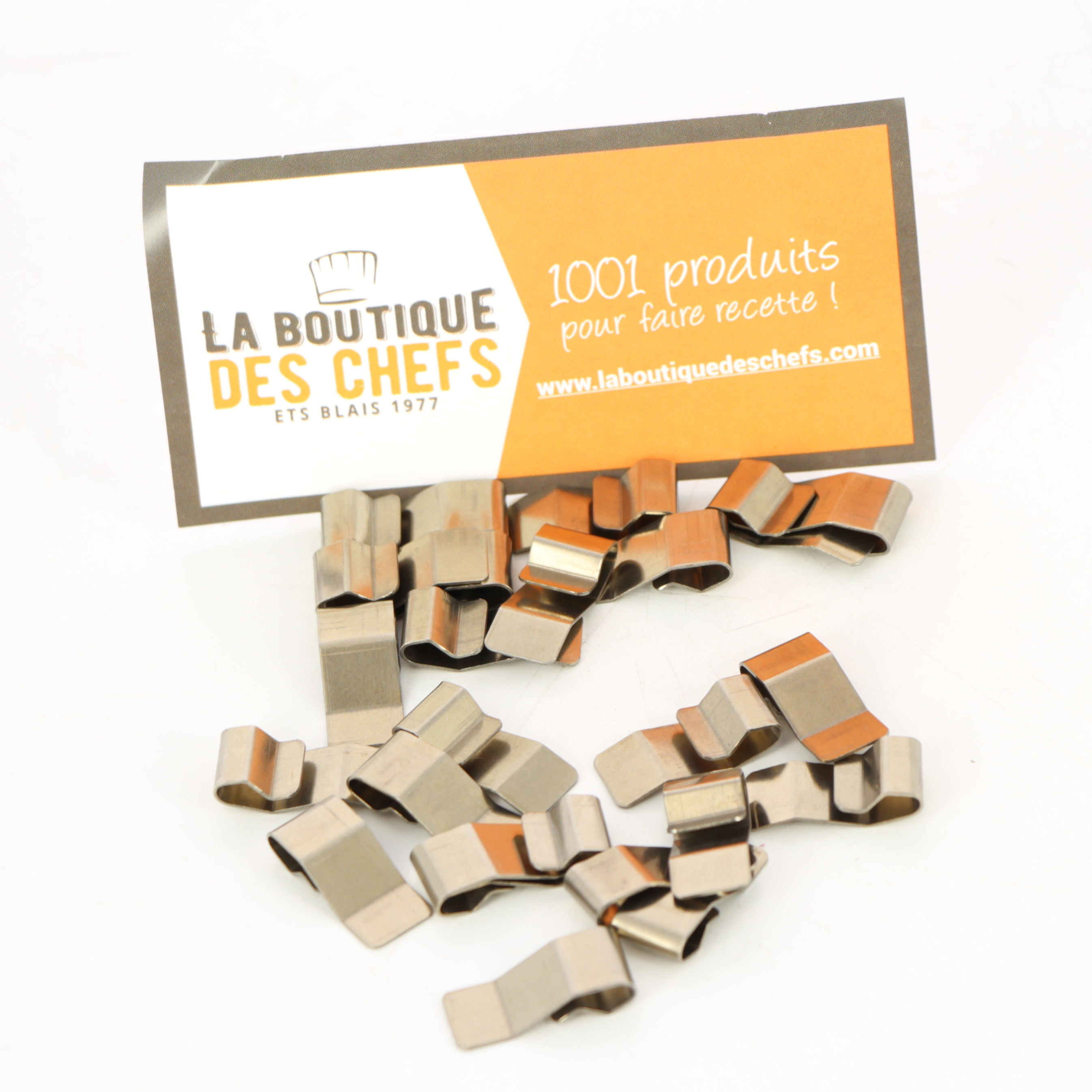 Boîte 24 pinces Clip'Plac | La Boutique des chefs