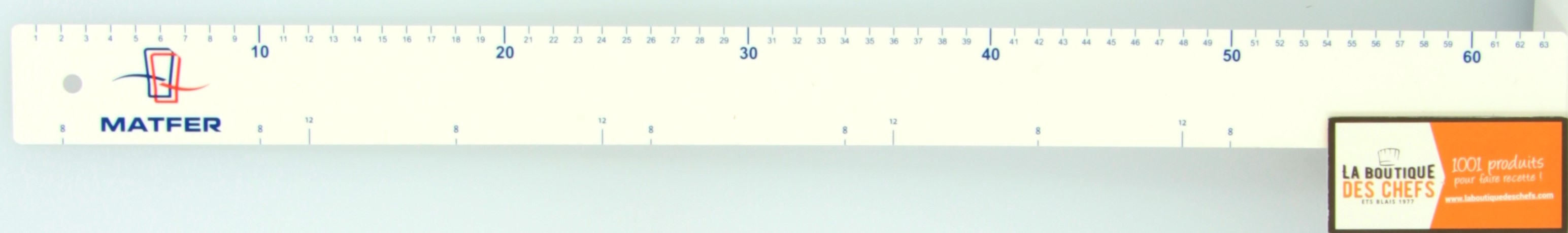 Règle graduée en plastique 65 cm | La Boutique des chefs
