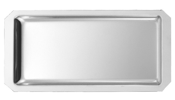 Plat à pans coupés en inox | La Boutique des chefs